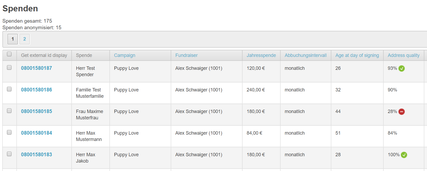 Automated address finder (AAF) – Support